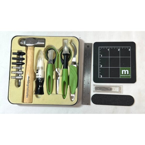 Making Memories | Office | Making Memories Tool Kit Ii In Metal Tin ...